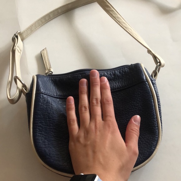 Charming Charlie | Bags | Bogo Charming Charlie Blue Cream Crossbody ...